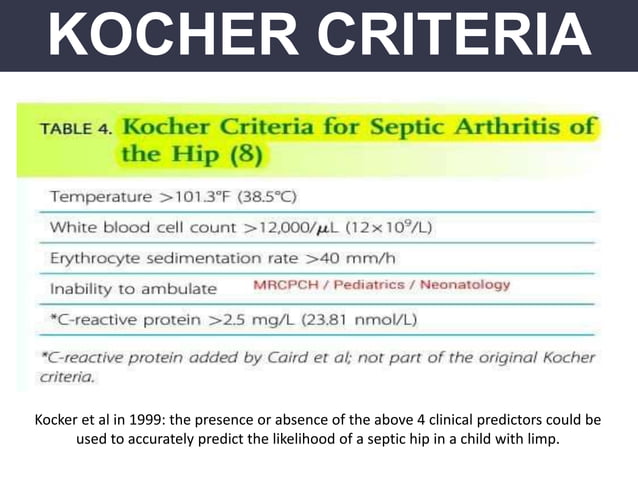 Septic Arthritis | PPTX