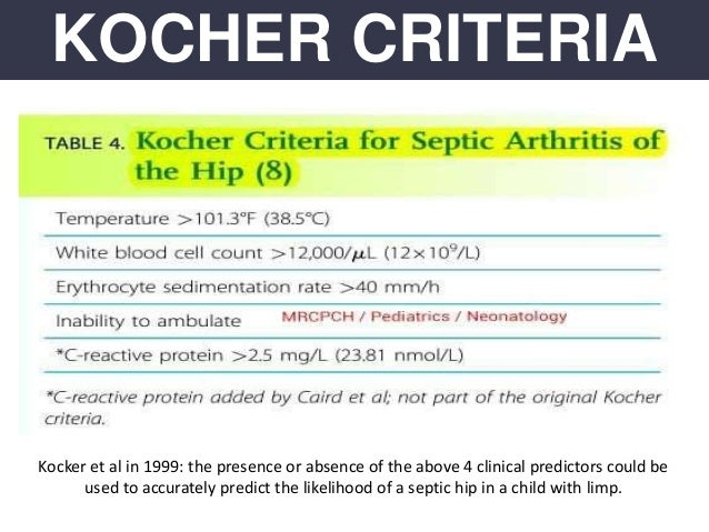 Septic Arthritis