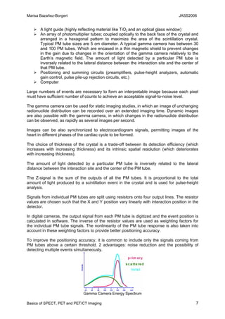 Basics of SPECT, PET and PET/CT imaging | PDF