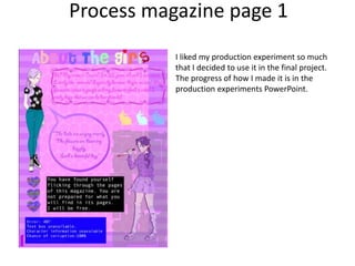 6. fmp production reflection | PPT