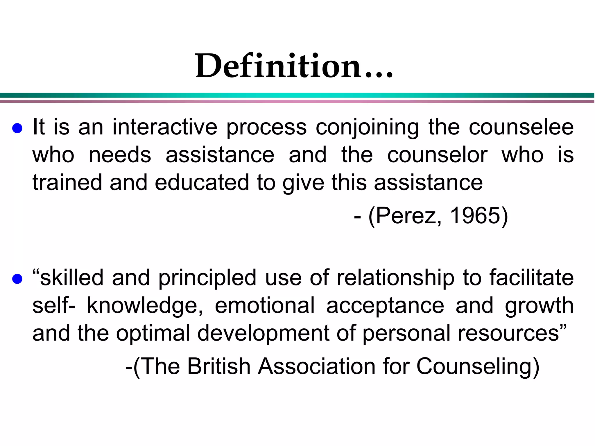 6. counseling and guidance | PPTX