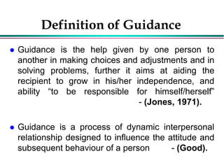 6. counseling and guidance | PPTX