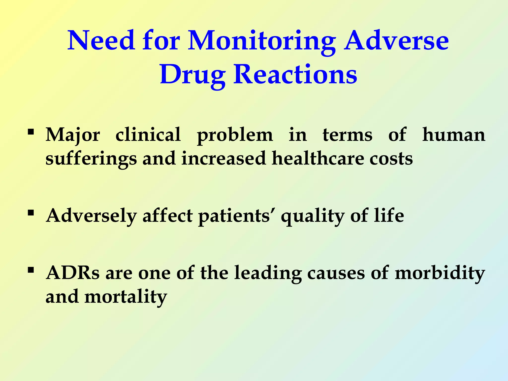 Detection, reporting and management of adverse events | PPT