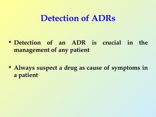 Detection, reporting and management of adverse events | PPT
