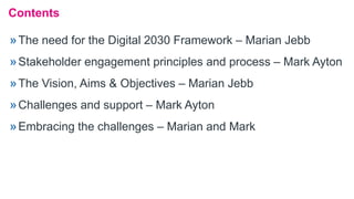 Digital 2030 - a strategic framework for post-16 digital learning in ...