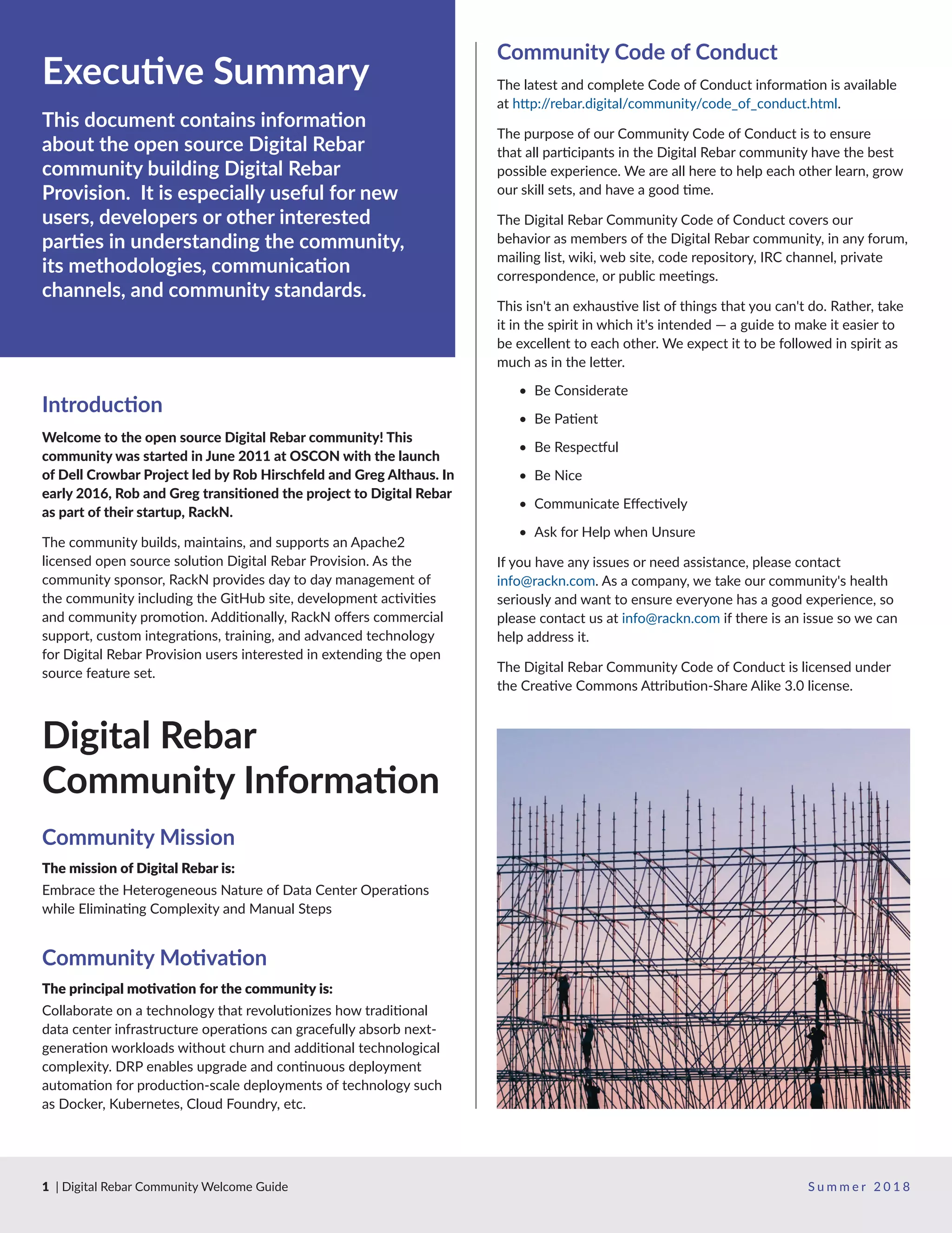 Digital Rebar Community Welcome Guide | PDF