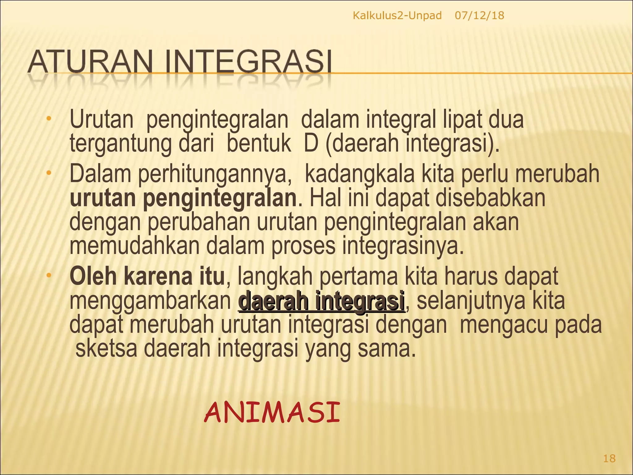 Integral Lipat Dua ( Kalkulus 2 ) | PPS