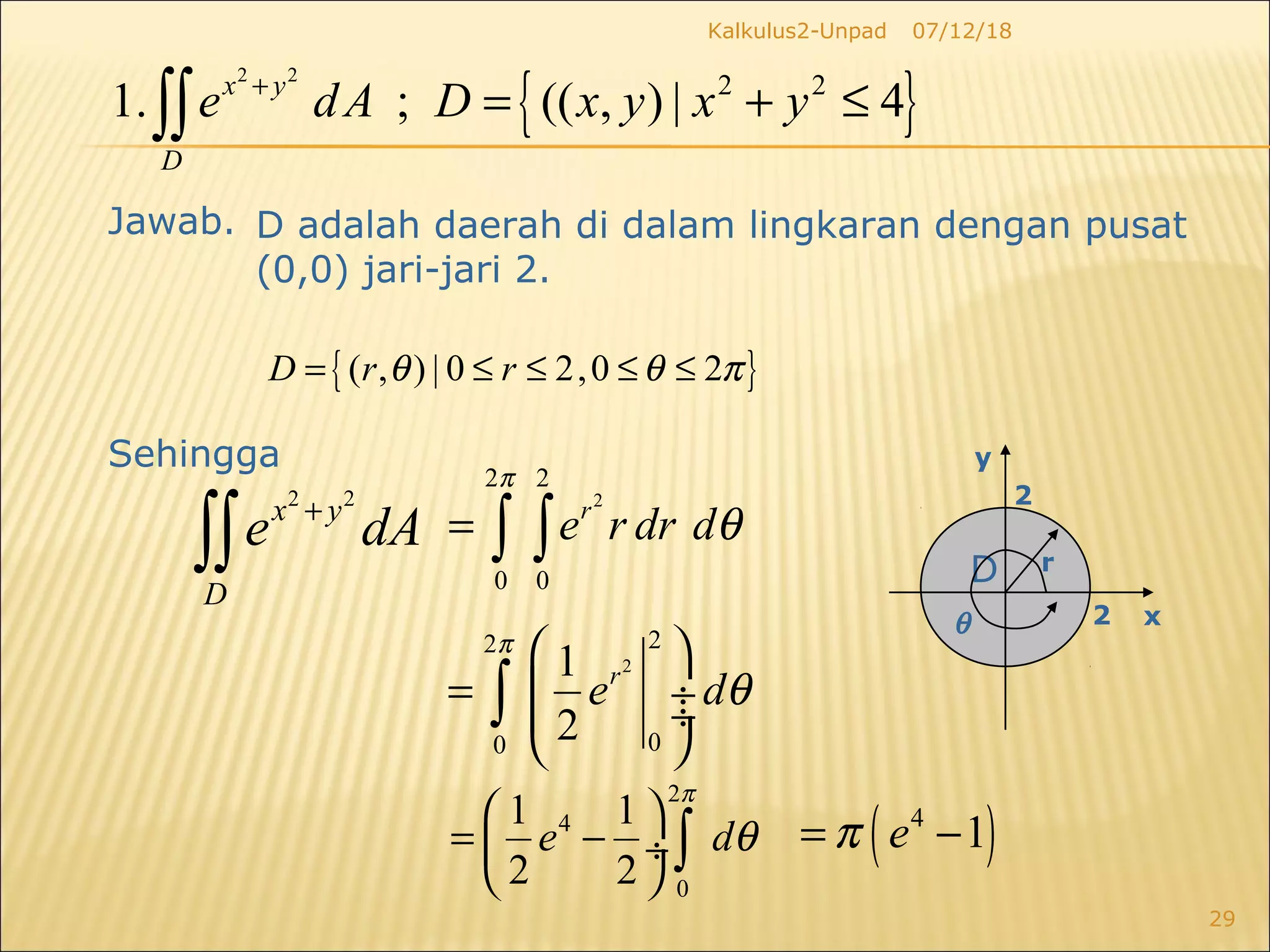 Integral Lipat Dua ( Kalkulus 2 ) | PPS