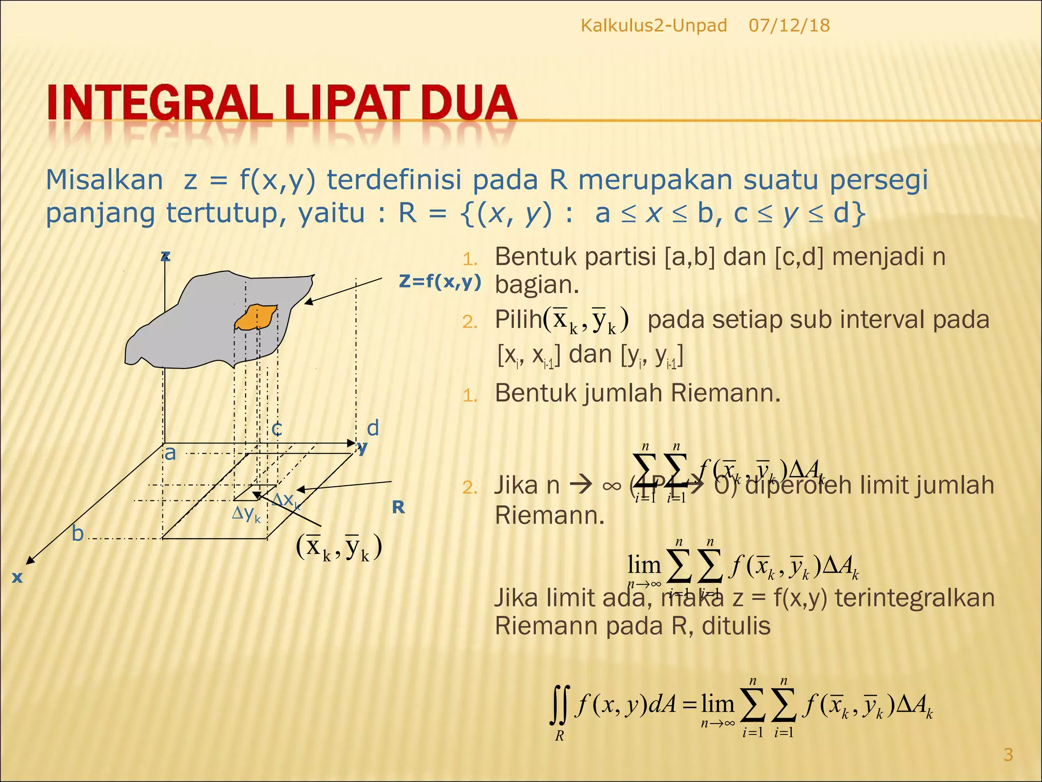 Integral Lipat Dua ( Kalkulus 2 ) | PPS