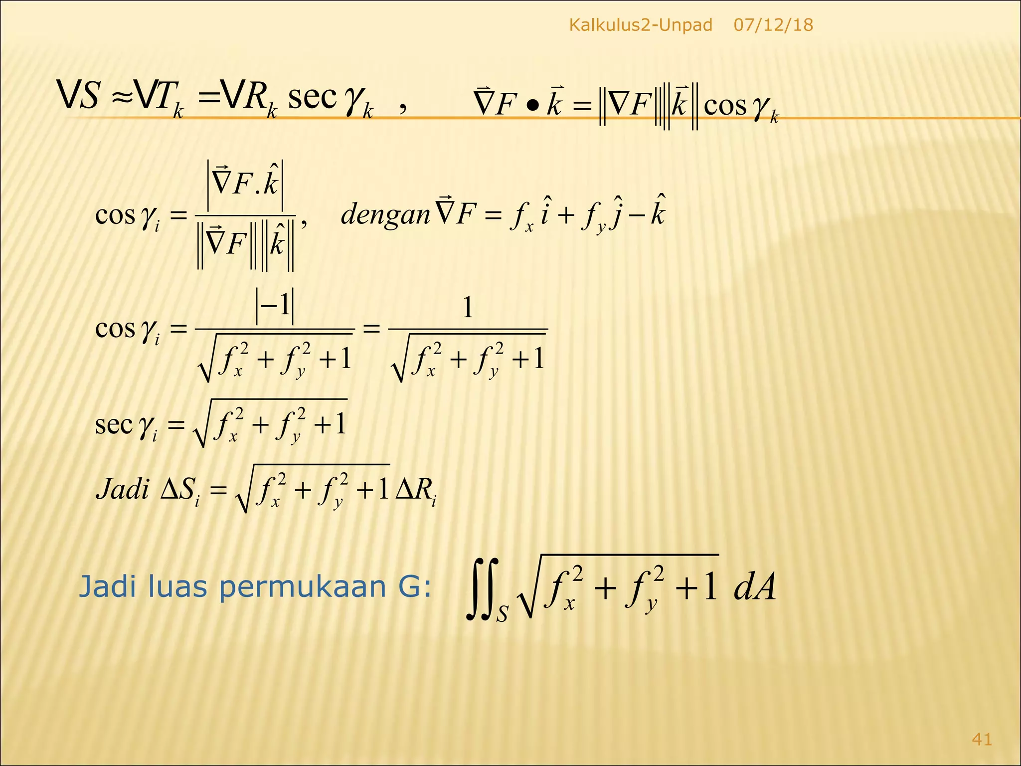 Integral Lipat Dua ( Kalkulus 2 ) | PPS