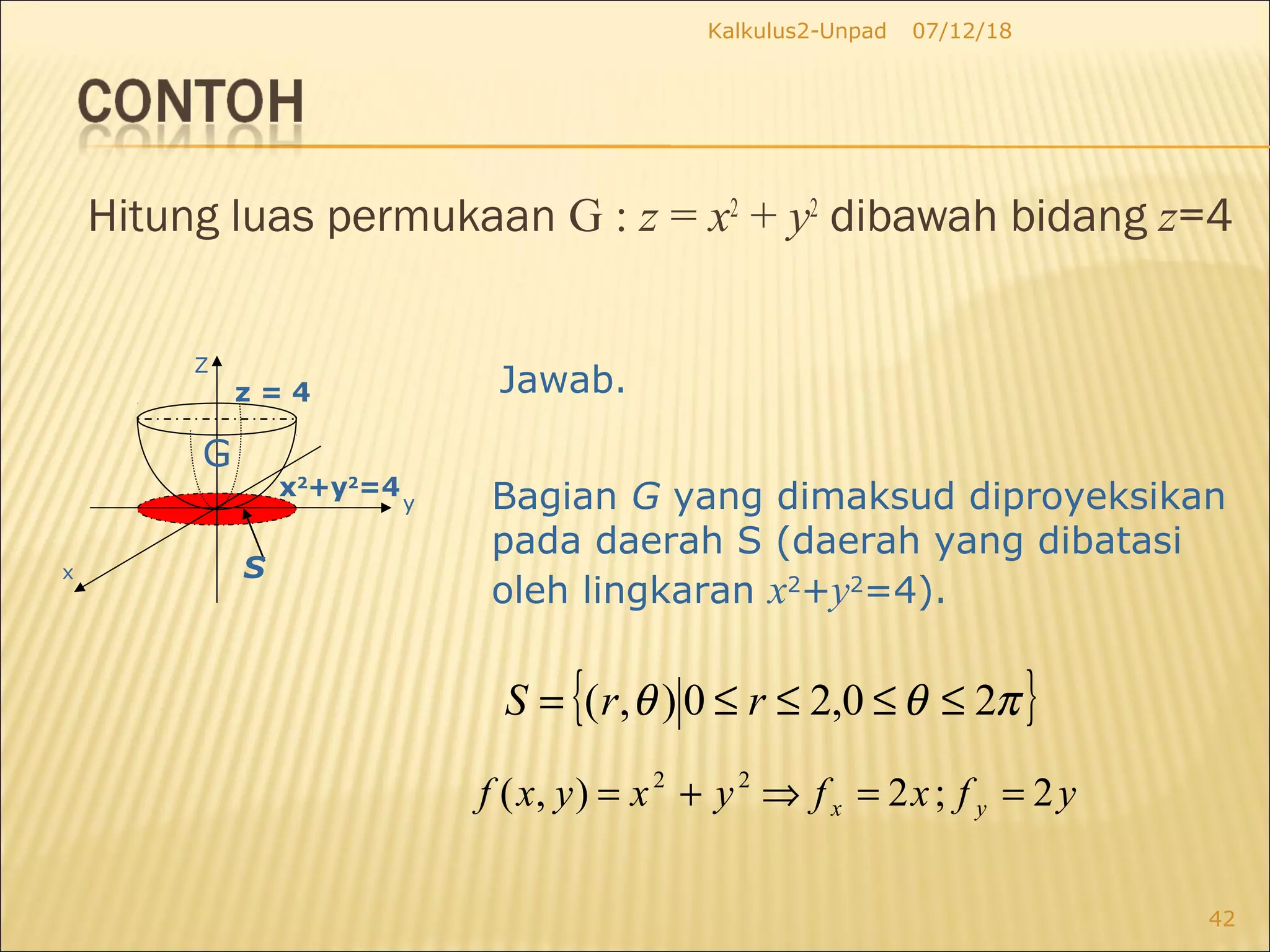 Integral Lipat Dua ( Kalkulus 2 ) | PPS