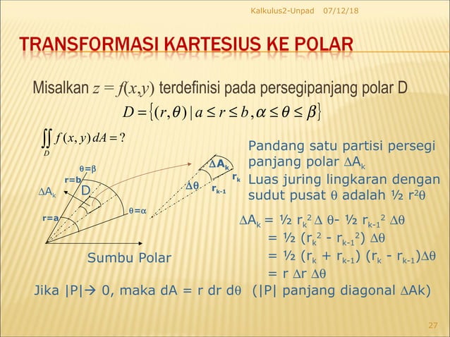 Integral Lipat Dua ( Kalkulus 2 ) | PPS