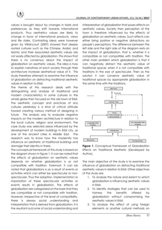 The Influence of Globalization on Distracting Traditional Aesthetic ...