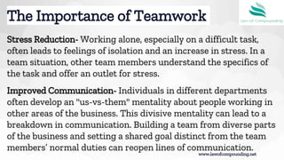 Team Work : Key to Success. | PPTX