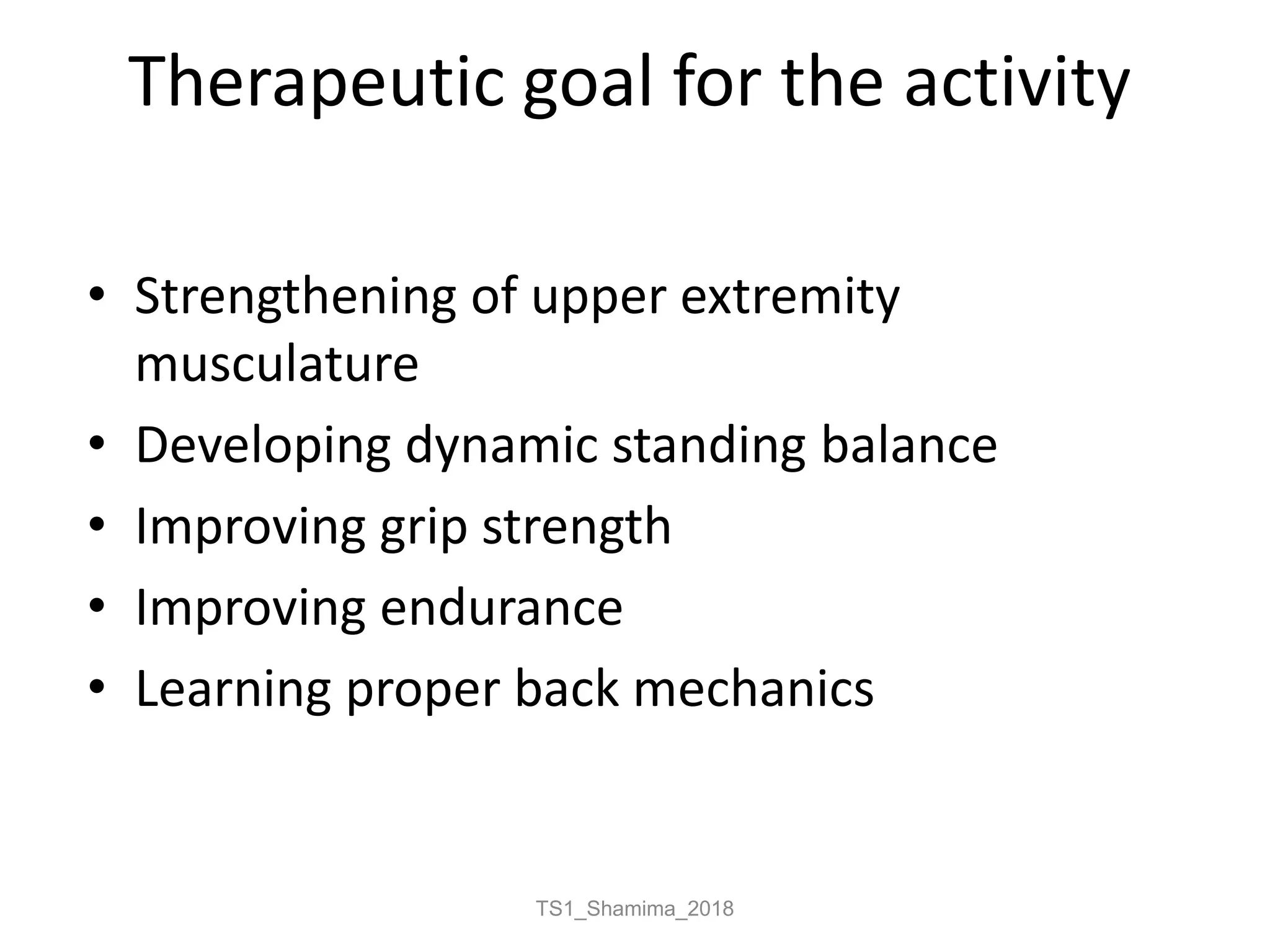 activity analysis in occupational therapy | PPTX