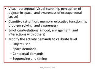 activity analysis in occupational therapy | PPTX