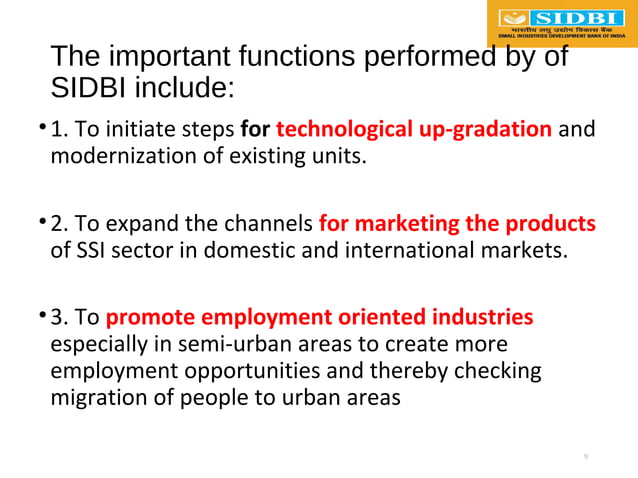 SIDBI | PPT
