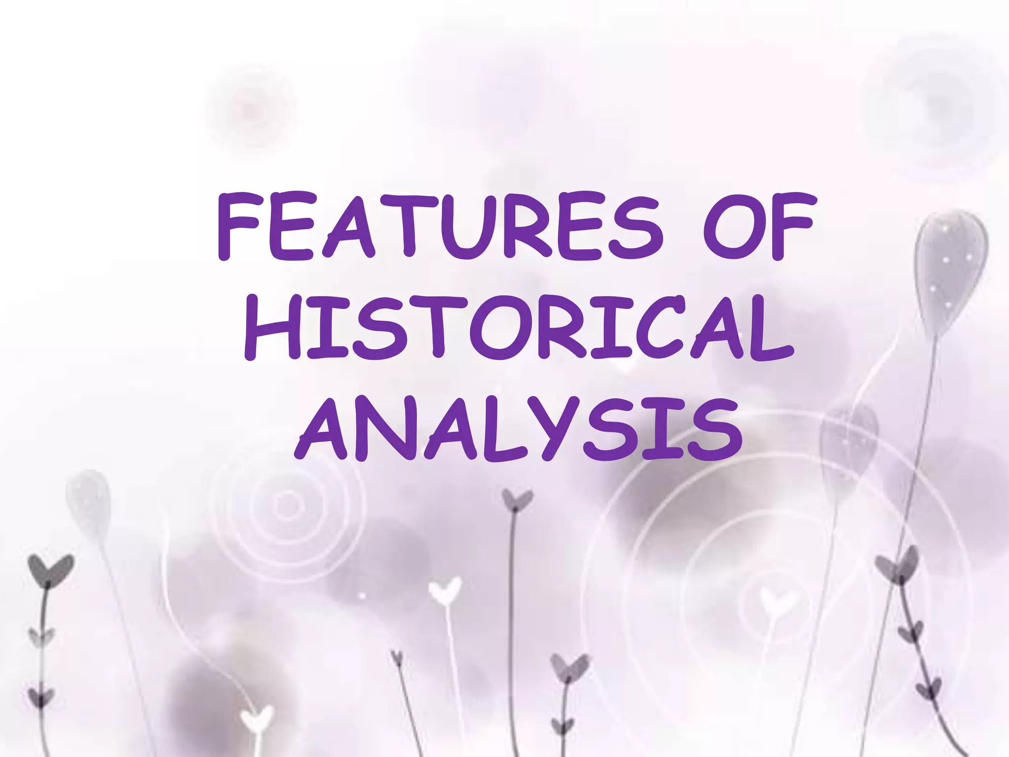 Historical analysis | PPTX