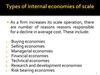 Economies of scale | PPT