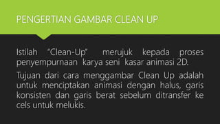 Gambar clean up dan sisip | PPTX