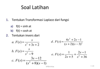 Transformasi Laplace | PPT
