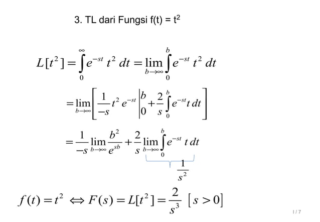 Transformasi Laplace | PPT