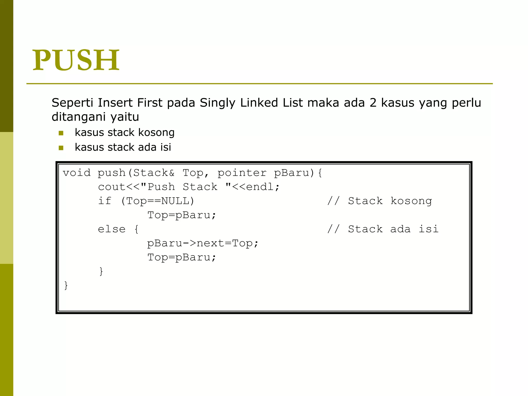 6. Stack (Struktur Data) | PDF