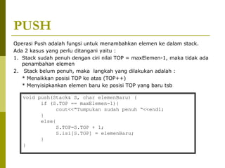 6. Stack (Struktur Data) | PDF