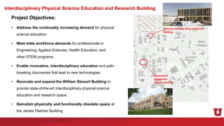 University of Utah - Interdisciplinary Physical Science Education and ...