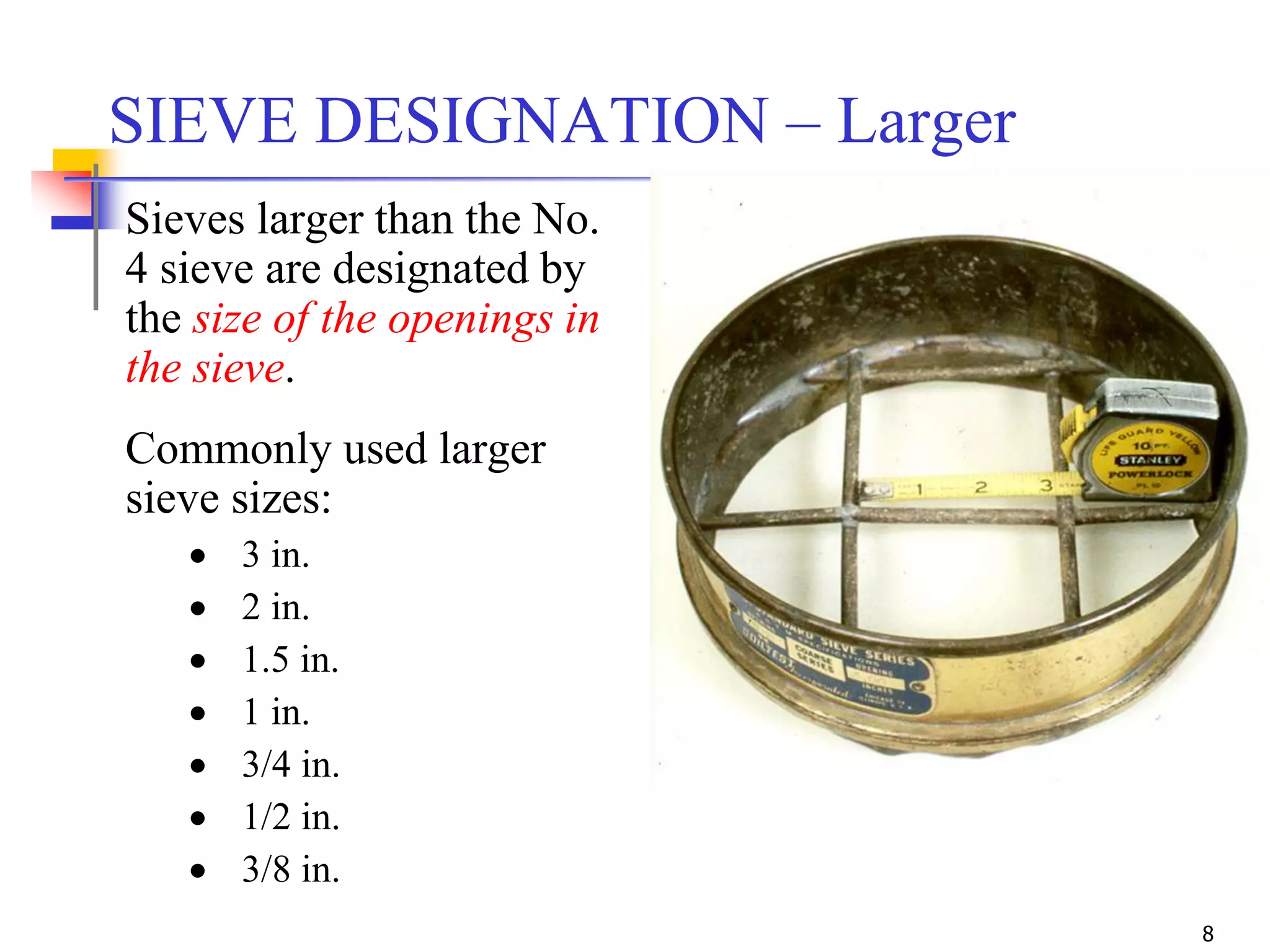 Geotechnical Engineering-I [Lec #6: Sieve Analysis] | PPSX | Civil ...