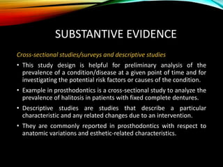 Evidence Based Prosthodontics | PPTX