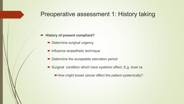 6.preoperative assessment | PPTX