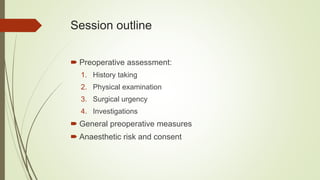 6.preoperative assessment | PPTX