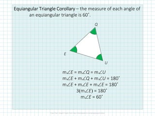 6.1 Triangle Angle Relationships | PDF