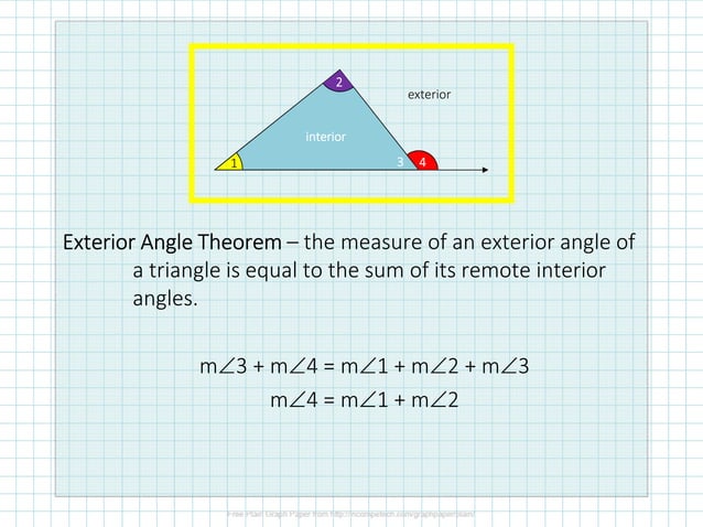 6.1 Triangle Angle Relationships | PDF