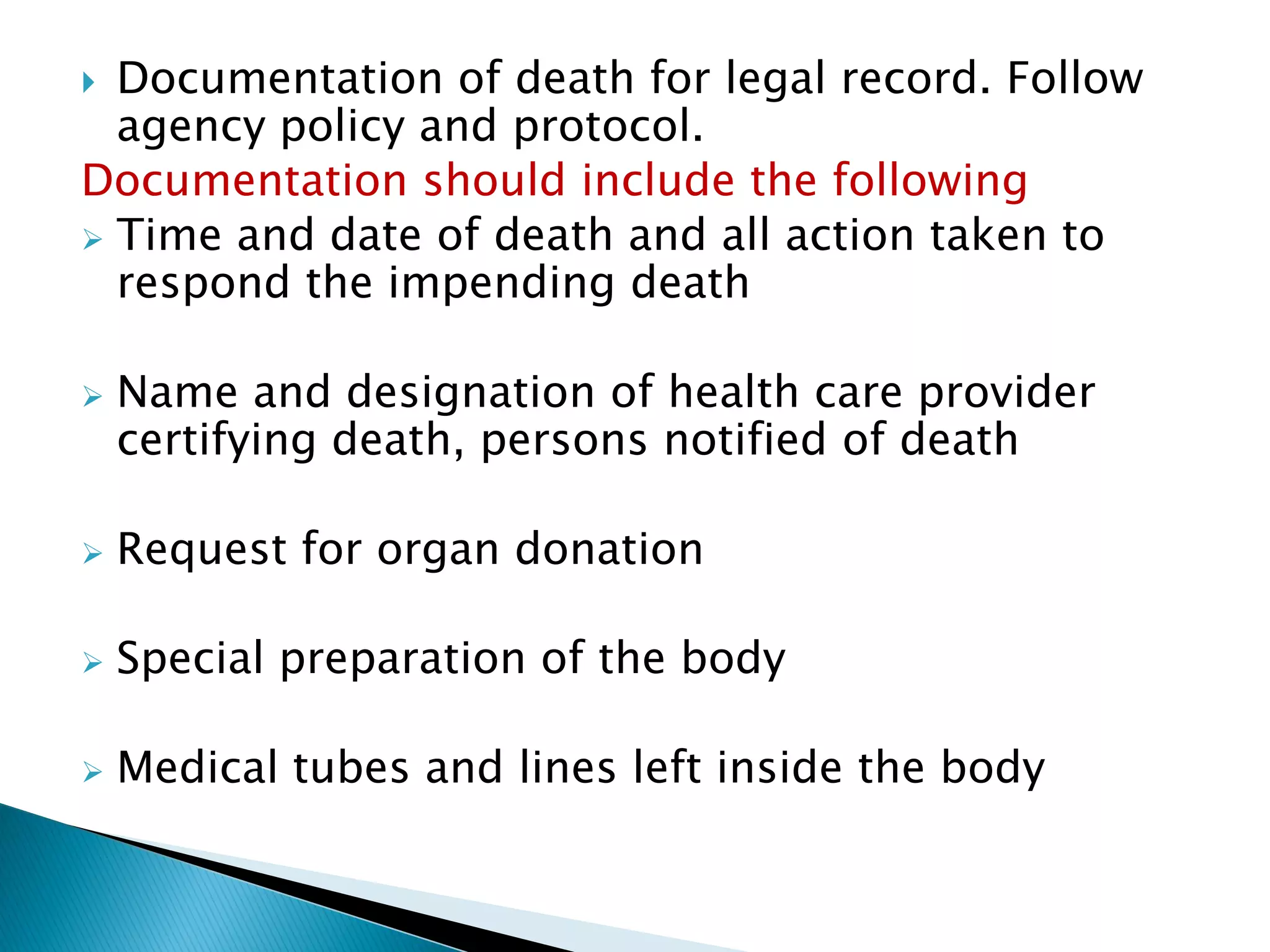 6. dead body care pp | PDF