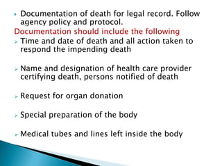 6. dead body care pp | PDF