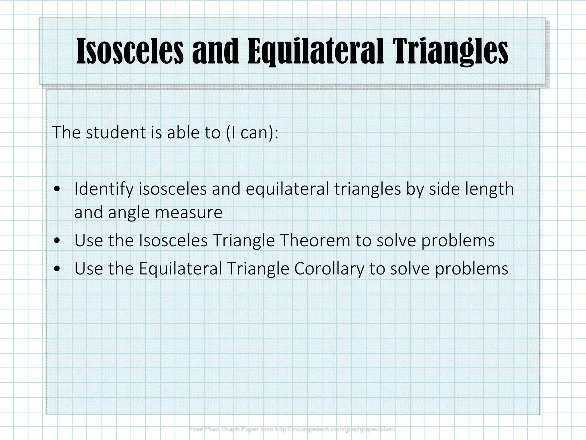 6.5 Isosceles and Equilateral Triangles | PDF