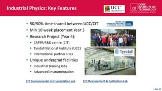 BSc Industrial Physics - Joint CIT / UCC Degree - Dr Donagh O'Mahony | PPTX