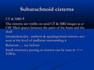 Radiological anatomy & technique of Brachial plexus & Subarachnoid ...