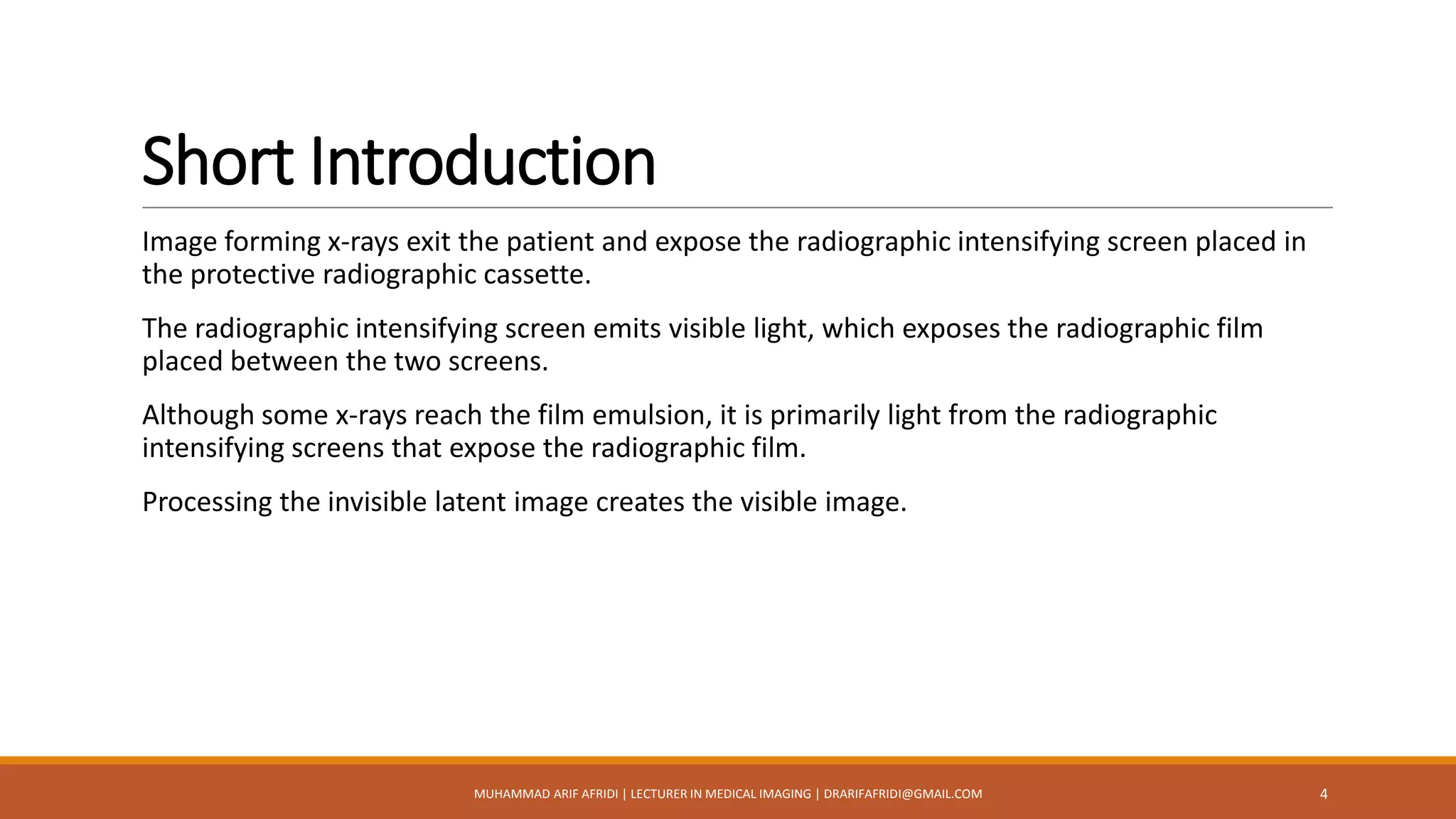 Screen Film Radiography | PDF