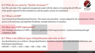 COMMON JOB INTERVIEW QUESTIONS WITH ANSWERS ASKED IN QUALITY ASSURANCE ...