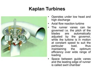 6. kaplan turbine | PPTX