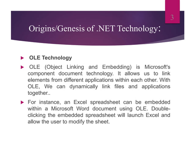 6origins Genesis Of Net Technology Ppt