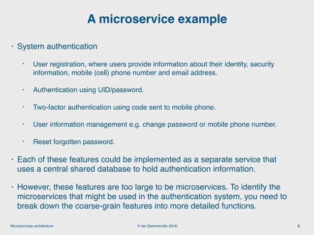 Engineering Software Products: 6. microservices architecture | PDF
