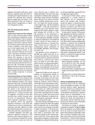 ada glucemic targets. | PDF | Diabetes | Diseases and Conditions