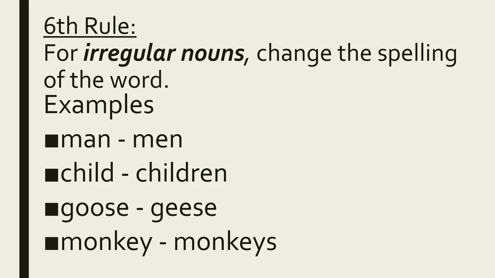 Rules in Forming Plural Nouns | PPTX