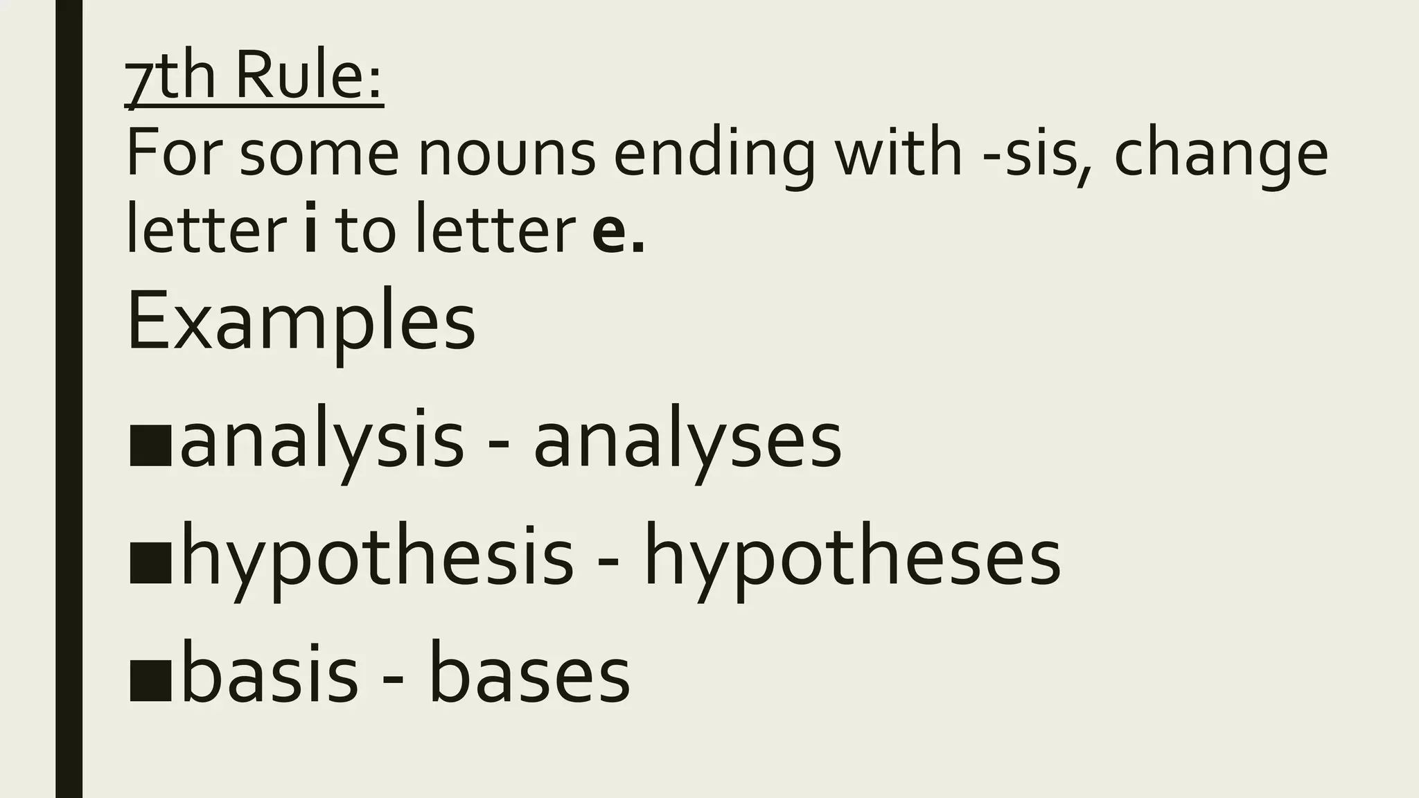 Rules in Forming Plural Nouns | PPTX