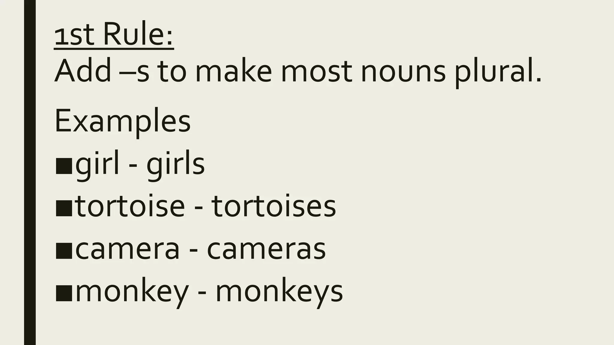 Rules in Forming Plural Nouns | PPTX
