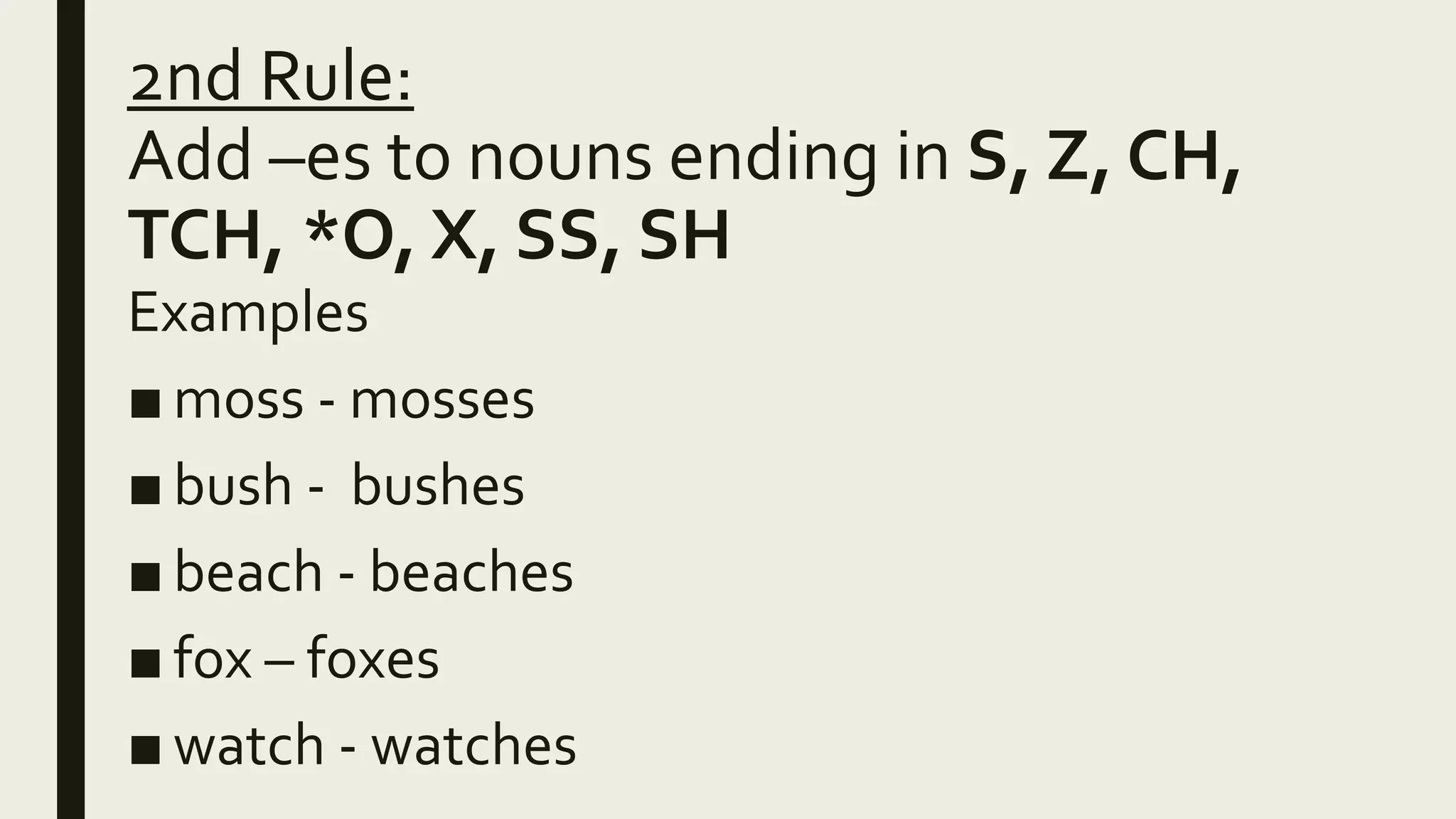 Rules in Forming Plural Nouns | PPTX